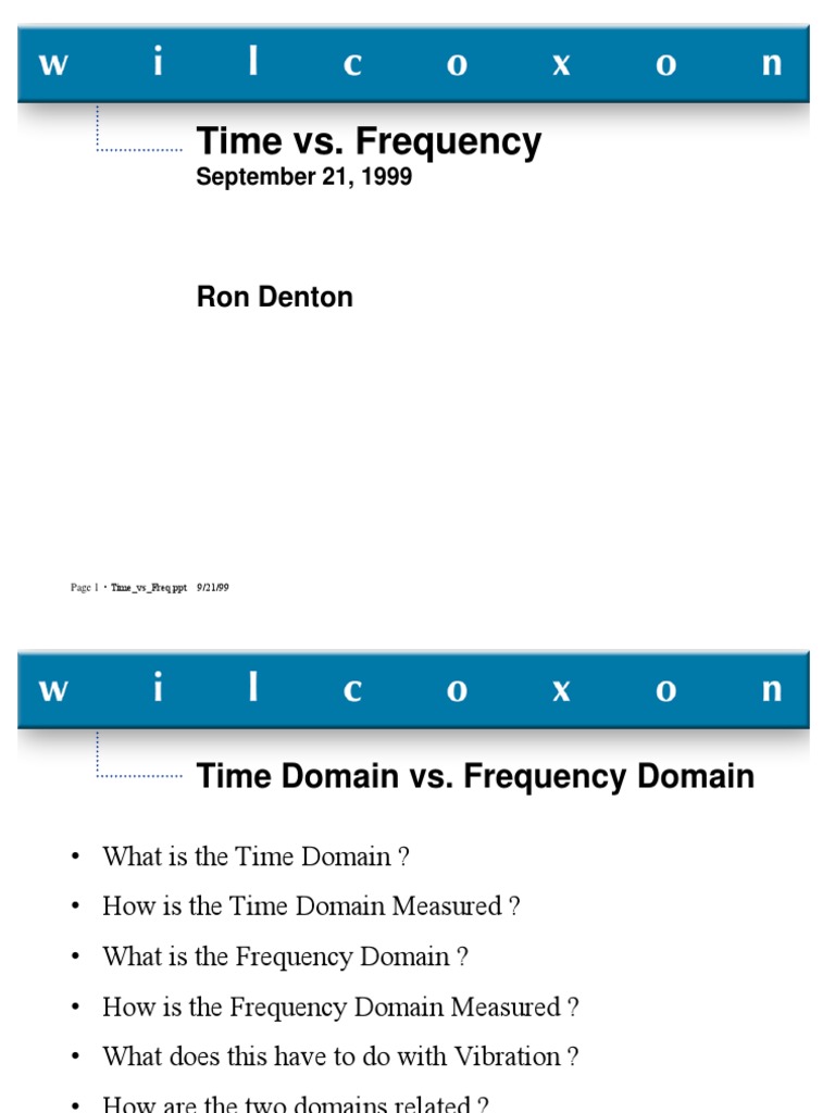 Time Vs Freq Domain Sine Wave Frequency 