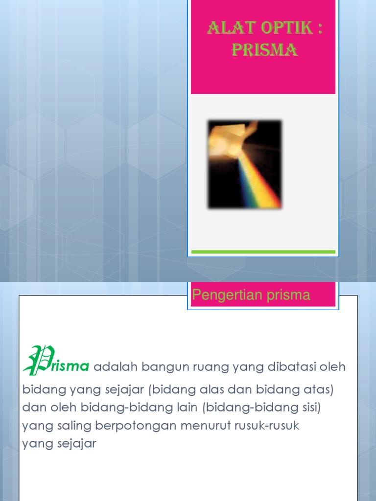 Alat Optik Prisma | PDF | Sains & Matematika
