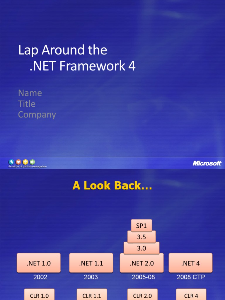Whats New in .NET Framework 4 | PDF | Information Technology Management ...