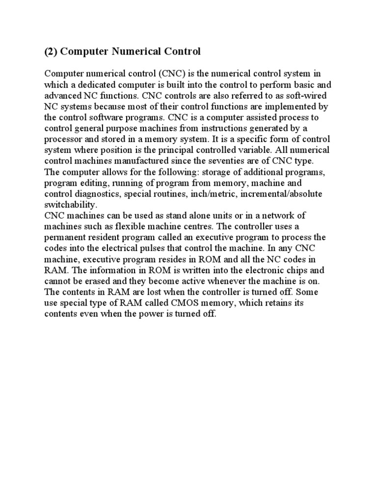 CNC vs. DNC: Key Differences Explained | PDF | Numerical Control ...