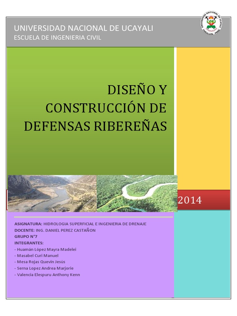 Defensas Ribereñas: Diseño y Construcción | PDF | Dique | Río