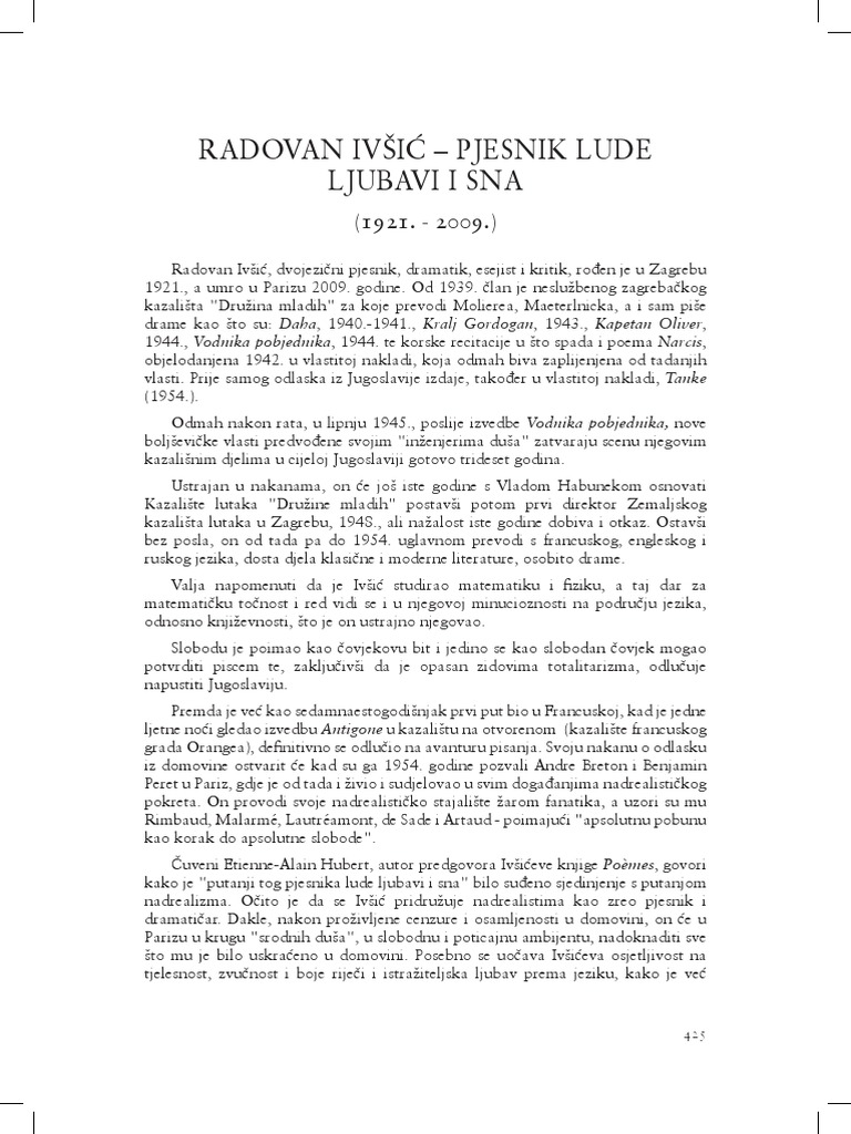 Radovan Ivšić | PDF