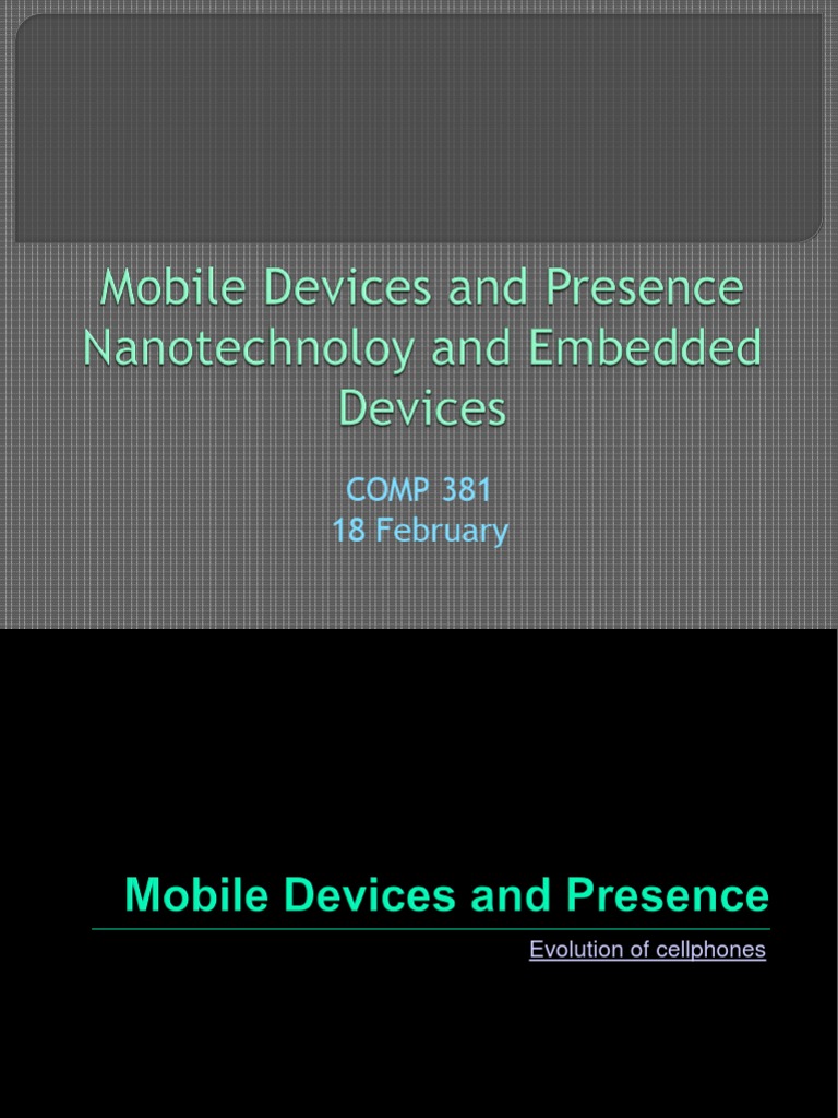 381 Mobile Nano | PDF | Nanotechnology | Mobile Phones
