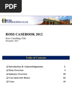 Wharton Consulting Club Case Book | PDF