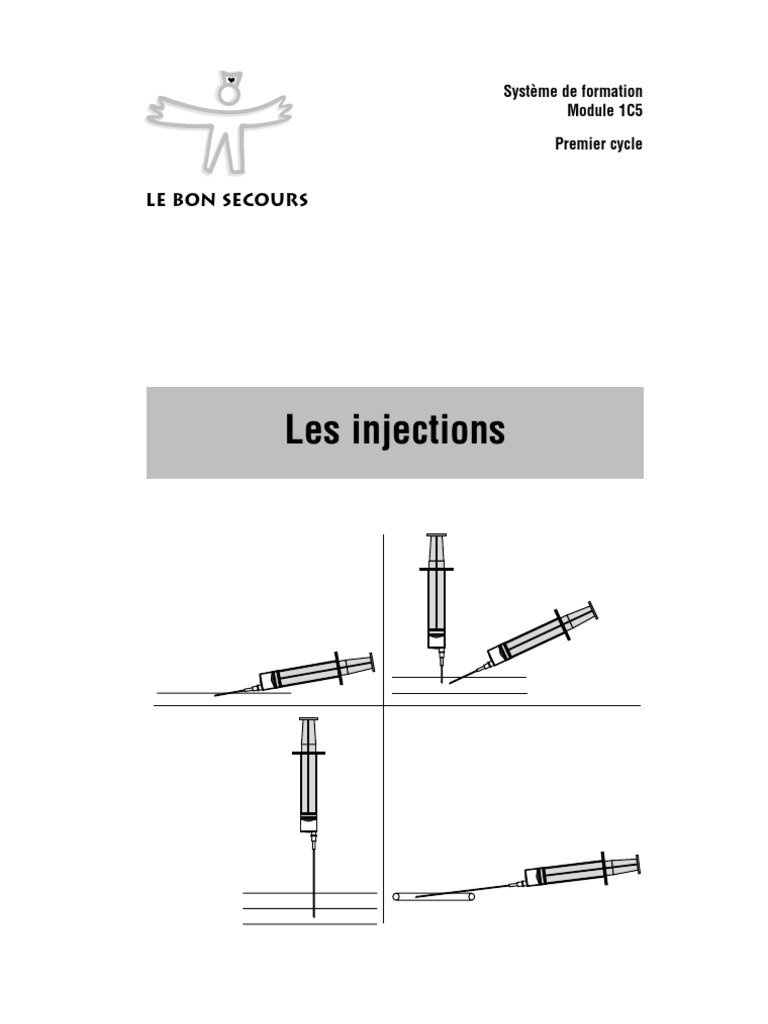 Toutes Sortes D'injection, (Sous-Cutanée, Intraveineuse ...