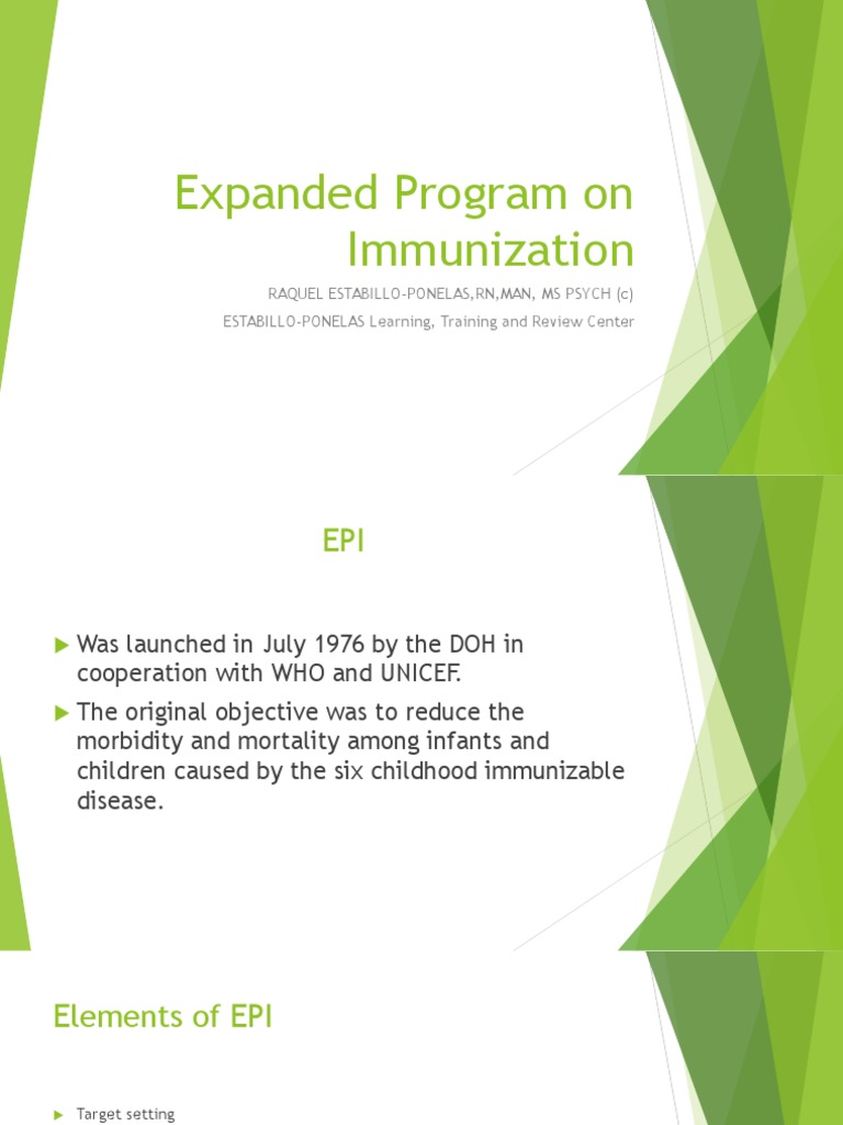 Expanded Program On Immunization | PDF | Medical Humanities | Pediatrics