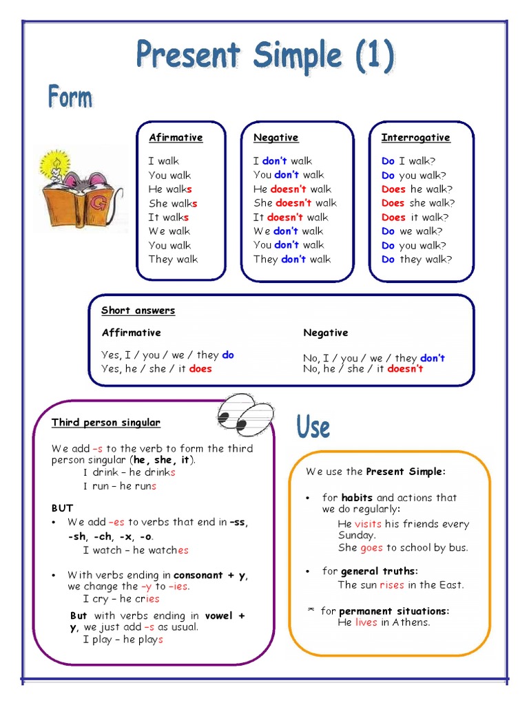 Present Simple, Superguay | PDF | Morphology | Semiotics