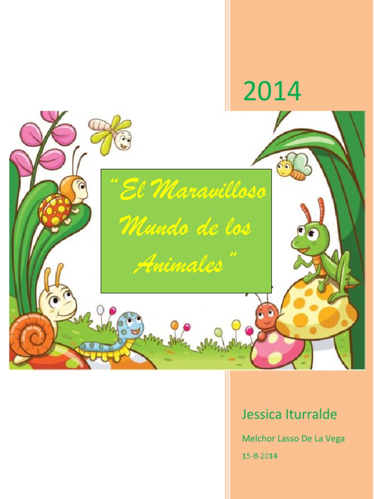 Proyecto El Maravilloso Mundo de Los Animales 1 | PDF | Aprendizaje ...