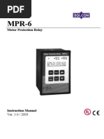 mPRO-200 Motor Protection Relay Guide | PDF | Electric Motor | Relay
