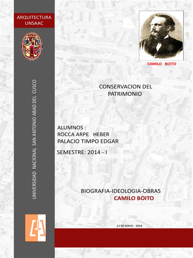 Camilo Boito | PDF | Estética | Artes (general)