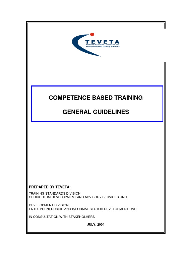 CBMT General Guidelines | PDF | Apprenticeship | Vocational Education