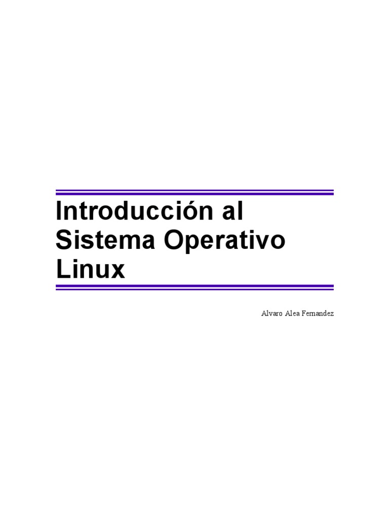 ( (Vgroup Com Ar) ) - Introducción Al Sistema Operativo Linux-Alvaro Fernandez (Elenil) | PDF ...