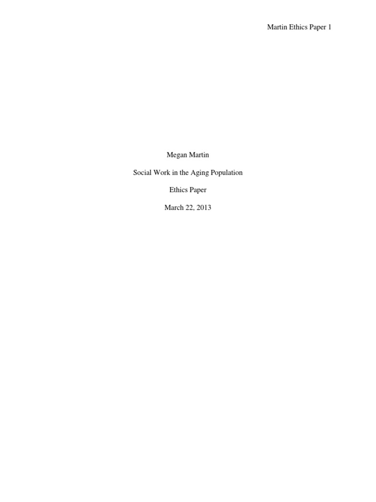 Ethics Paper | PDF | Value (Ethics) | Morality