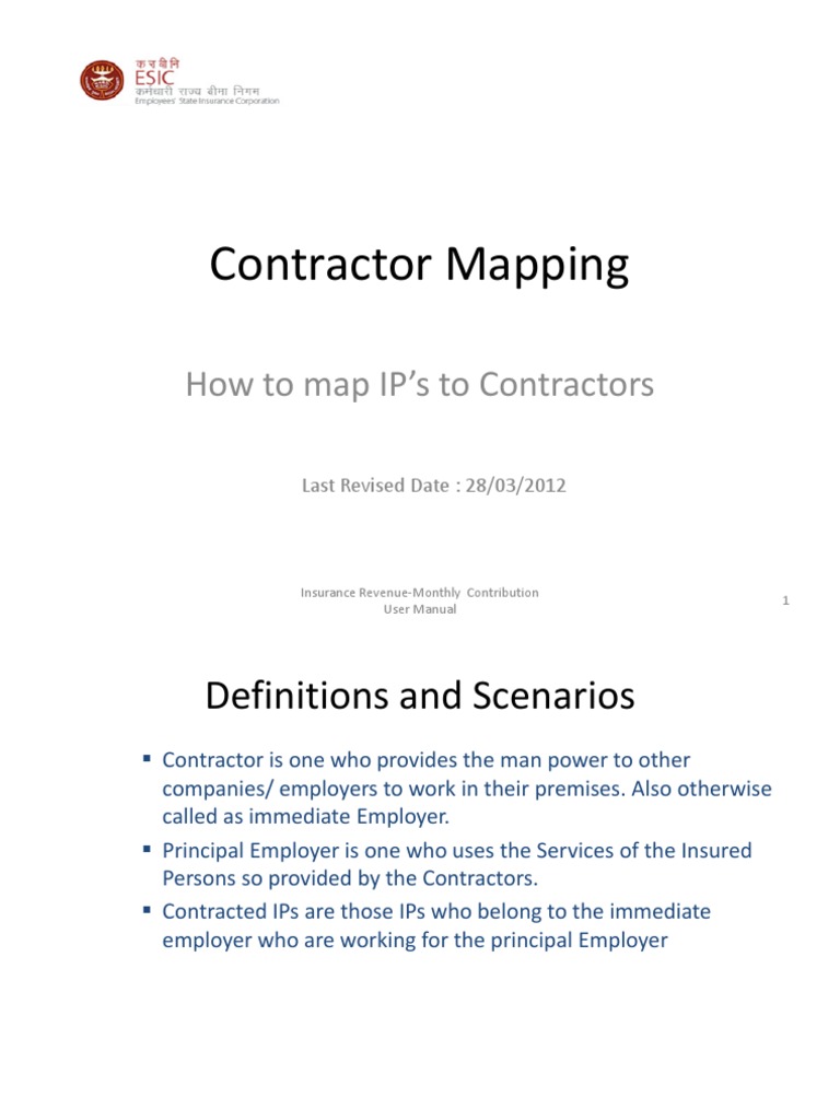 Contractor Mapping V1.0 | PDF | Password | Employment