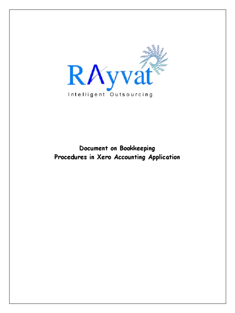 Procedures in Xero Accounting Application | PDF | Invoice | Computing