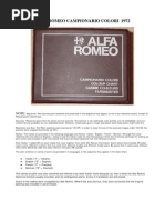 Fender Color Chart | PDF | Red | Color