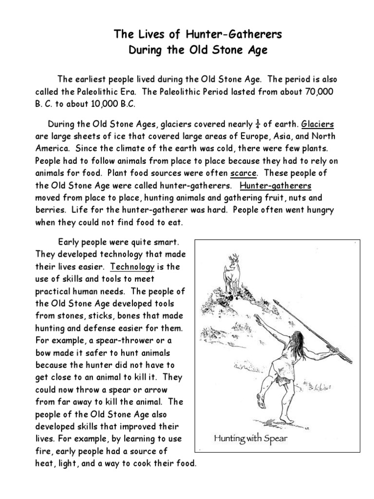 Paleolithic Hunter-Gatherer Life | PDF