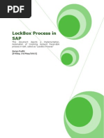 Lockbox Process in SAP S4 HANA | PDF | Cheque | Banks