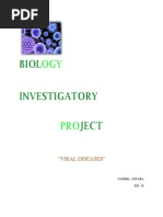 Biology Investigatory Project | PDF | Genetic Disorder | Dominance ...