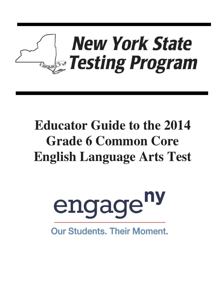 Grade 6 Ela Guide | PDF | Common Core State Standards Initiative ...