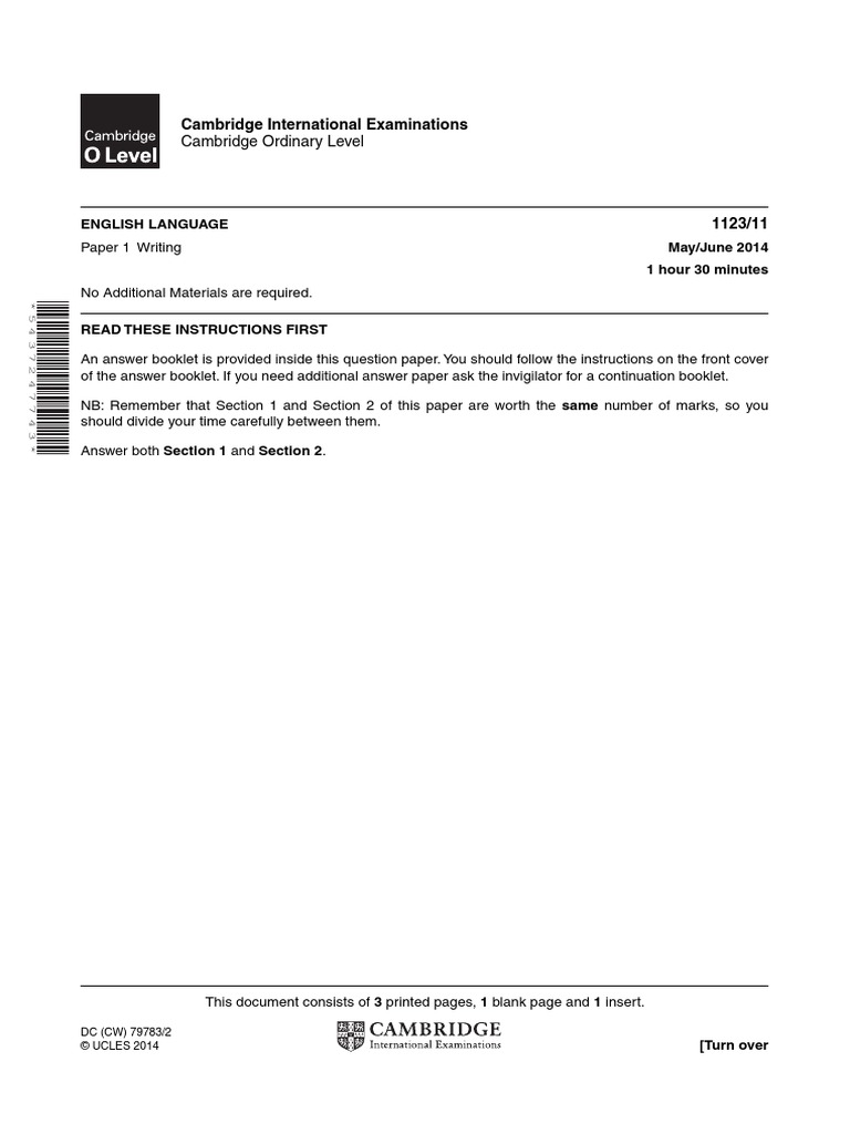 English 1123 Writing Paper A | Download Free PDF | Communication