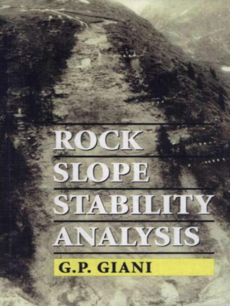 Rock Slope Stability Analysis | PDF