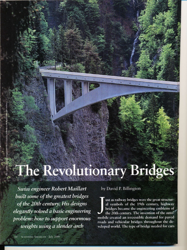 The Revolutionary Bridges of Robert Maillart | Engineering | Civil ...