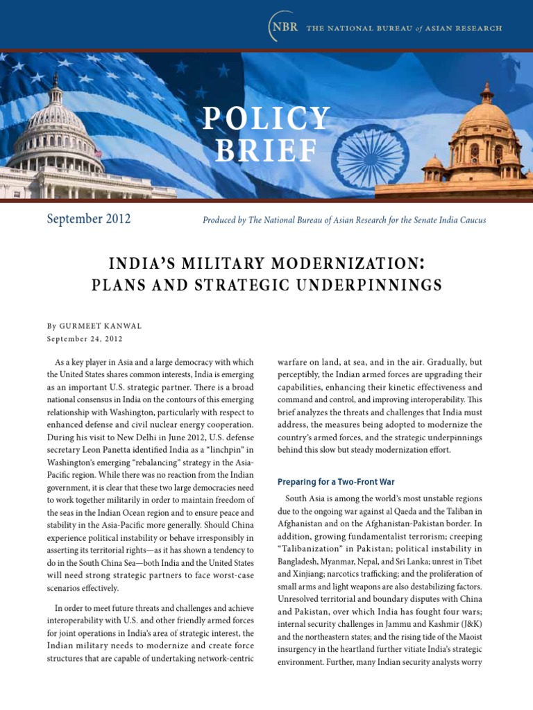 India's Military Modernization-NBR | PDF | United States Navy | Navies