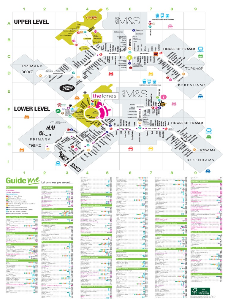 Meadowhall Map | PDF
