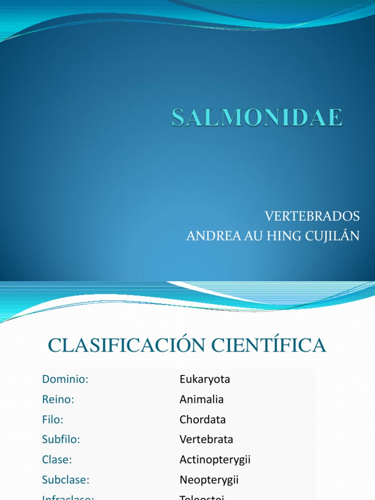 Guía de Vertebrados: Salmonidae | PDF