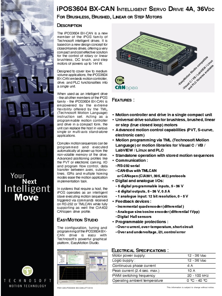 iPOS3604 BX-CAN | PDF | Computer Engineering | Digital Technology