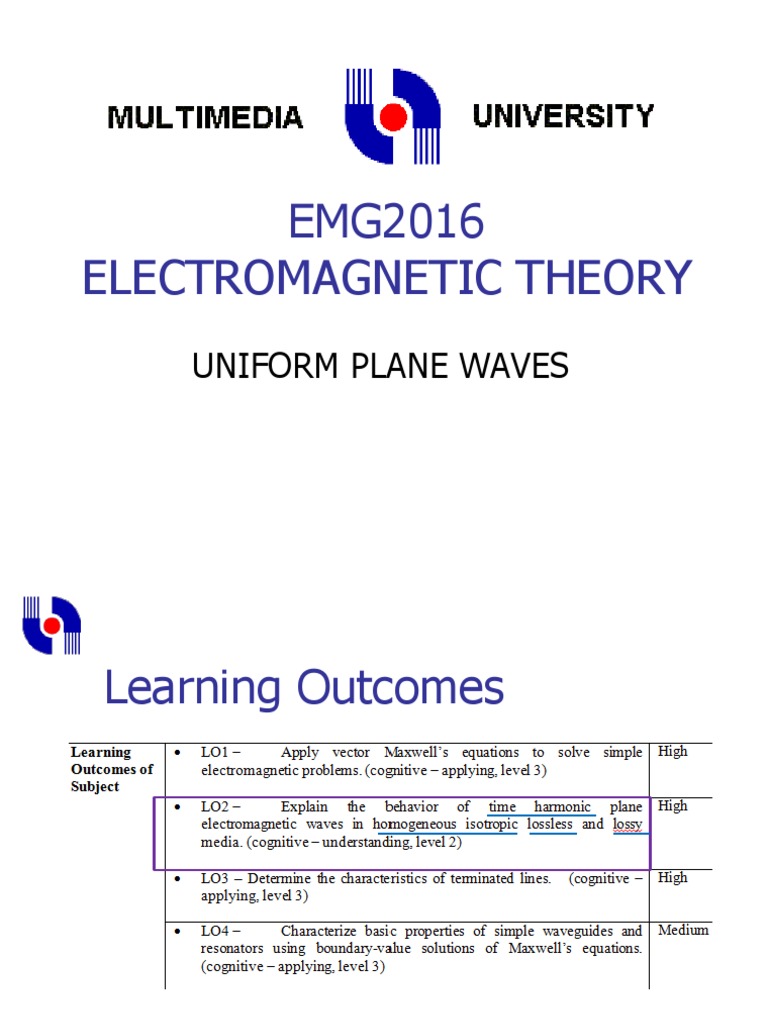 Uniform Plane Waves | PDF | Polarization (Waves) | Waves