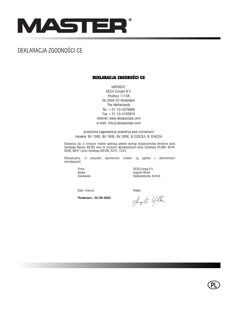 BV 100-280 e - B 220 Cea - B 354 Cea - PL PDF | PDF