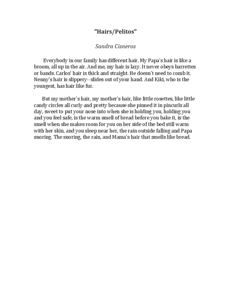 Sandra Cisneros | PDF