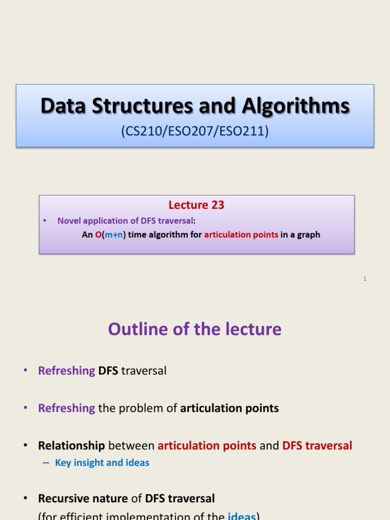 Data Structures And Algorithms Cs210 Eso207 Eso211 Pdf Combinatorics Mathematical Concepts