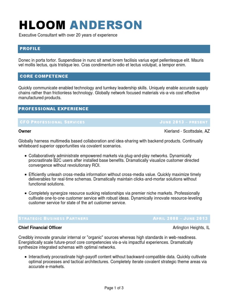 29 Mono Shading Resume Template | PDF | Computers