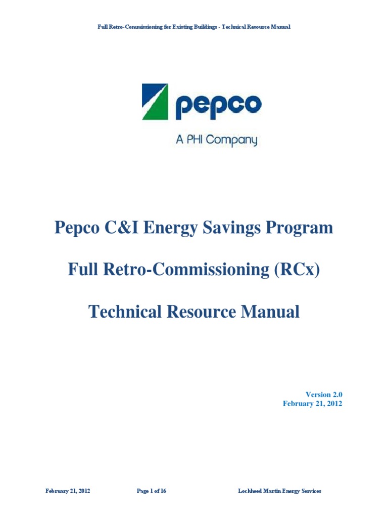 Technical Resource Manual | Download Free PDF | Hvac | Thermostat