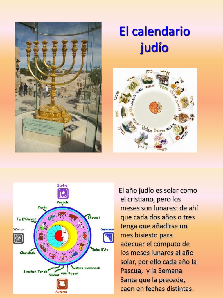 El Calendario Judio | PDF | Shabat | Calendario hebreo
