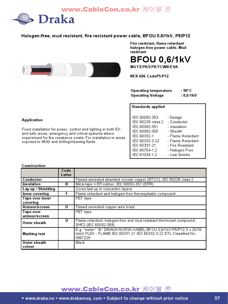 Off Shore Cable | PDF | Cable | Electrical Engineering Off Shore Cable | PDF | Cable | Electrical Engineering
