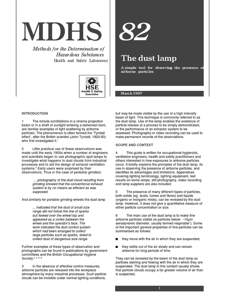 The Dust Lamp | PDF | Exposure (Photography) | Camera