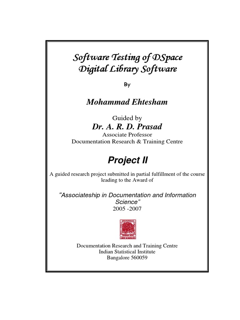 Software Testing of Dspace | PDF | Software Testing | Software ...