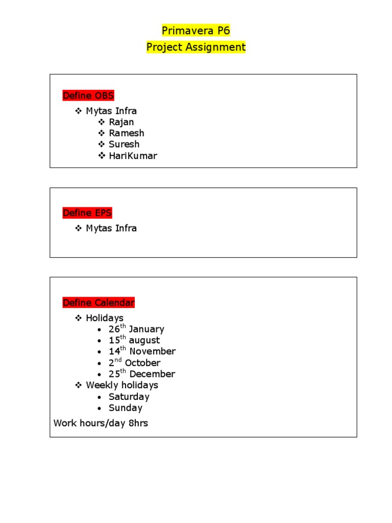 Sample Primavera Project New | PDF | Masonry | Tile