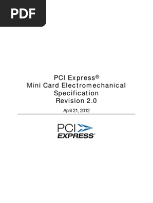 Pcie Mini Card Specification