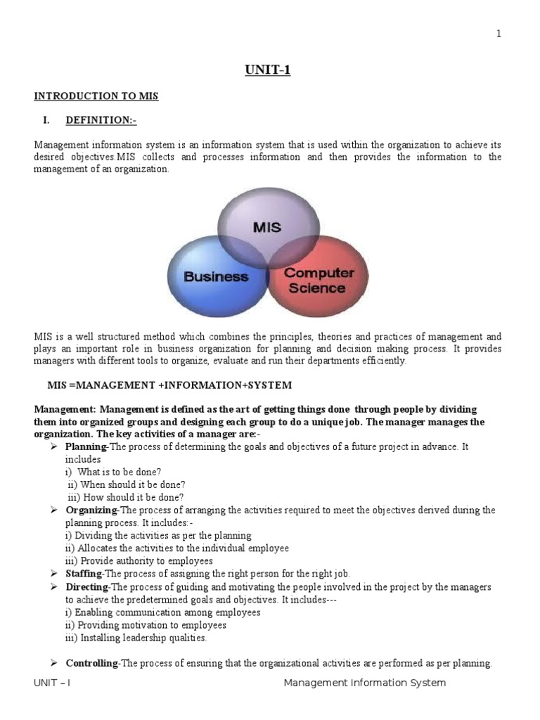 Management Information System | PDF | Management Information System ...