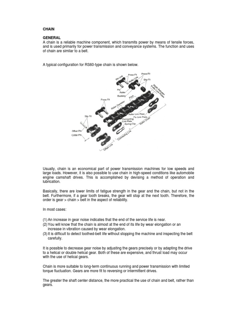 Chain | PDF | Gear | Belt (Mechanical)