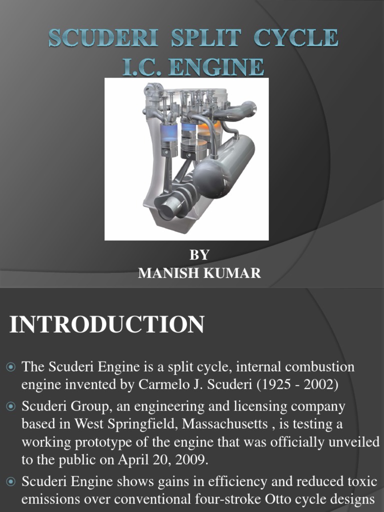 Scuderi Split Cycle | PDF | Internal Combustion Engine | Systems Engineering
