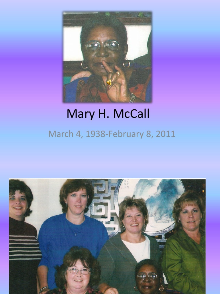 Mary Mccall | PDF