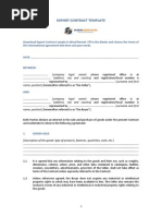 Import Contract Template Sample | PDF | Private Law | Justice