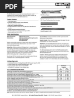 Hilti HAS-E Threaded Rod Specifications | PDF | Screw | Industrial ...
