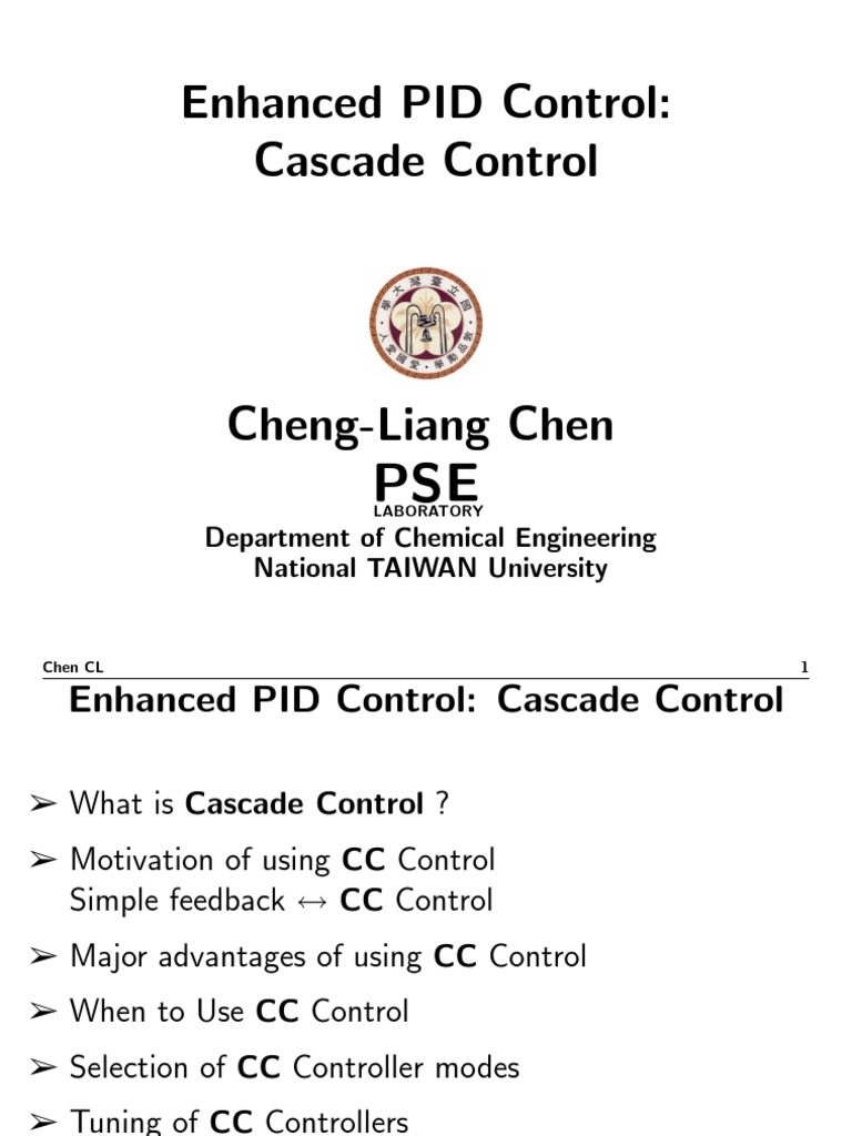 13 Cascade Control | PDF | Control Theory | Systems Theory